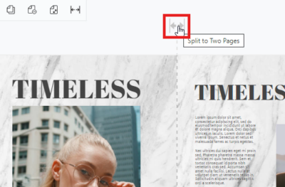 How to split a combined page into two? - Visual Paradigm Blog