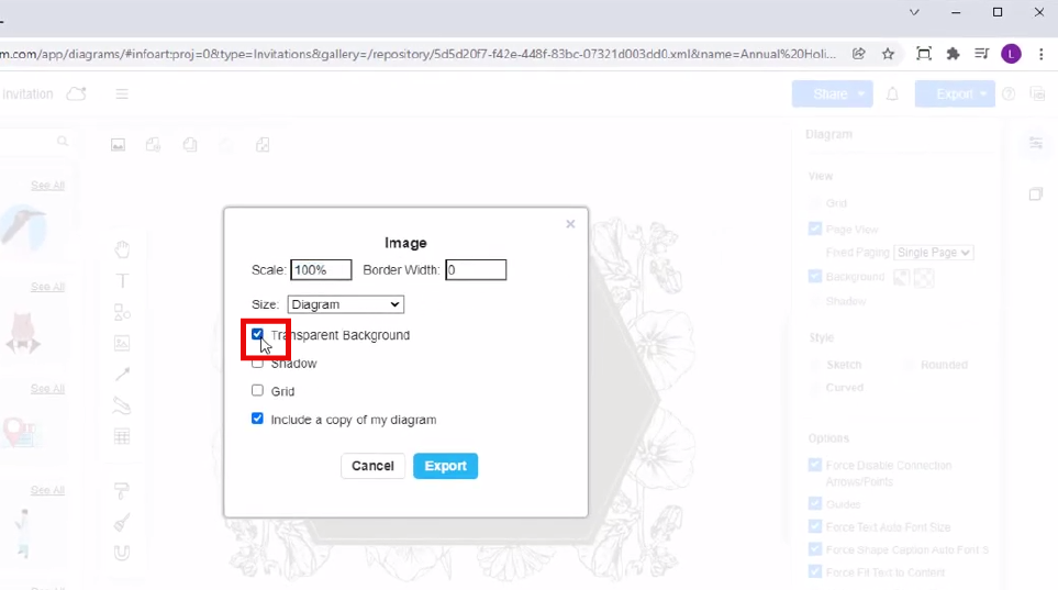 How to export your design as PNG with transparent background? - Visual ...