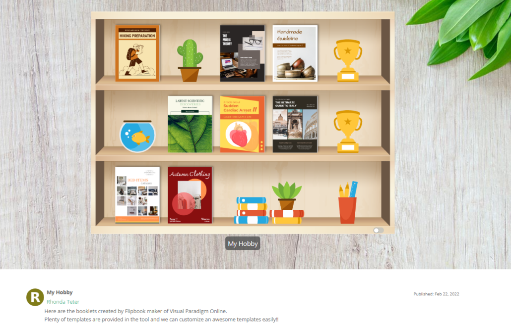 Showcase My Flipbook With A Bookshelf - Visual Paradigm Blog