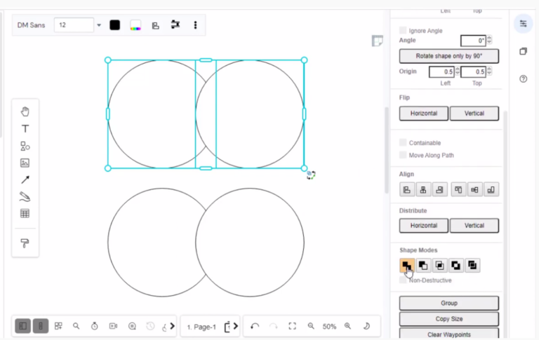 Combine shapes - Visual Paradigm Blog