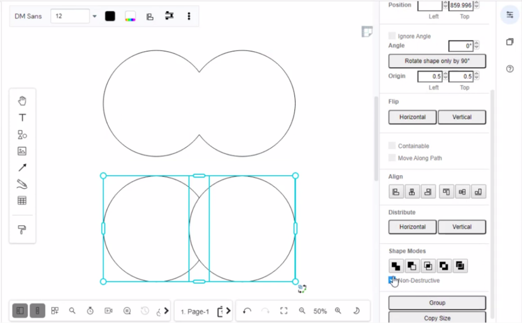Combine shapes - Visual Paradigm Blog