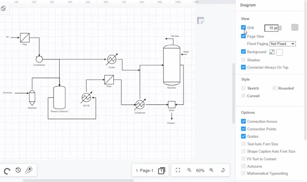 Use the diagram editor grid - Visual Paradigm Blog