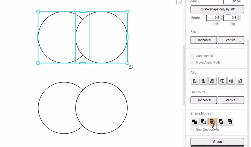 Intersect Shapes - Visual Paradigm Blog