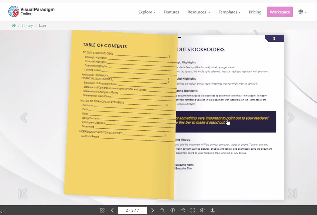 Upload an MS Word file to Become a Flipbook - Visual Paradigm Blog