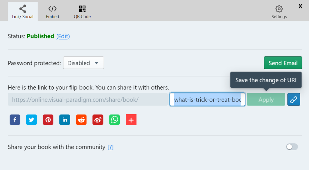 Share My Flipbook Via URL - Visual Paradigm Blog
