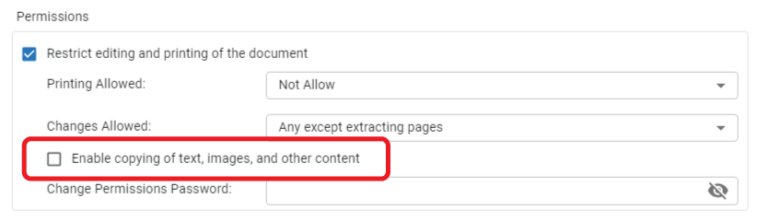 How to disable copy content for a PDF - Visual Paradigm Blog