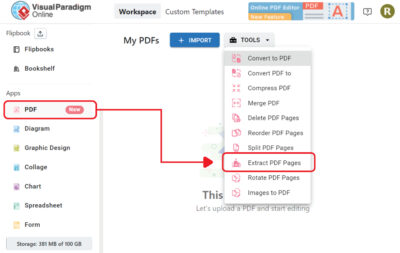 How to extract pages form a PDF - Visual Paradigm Blog