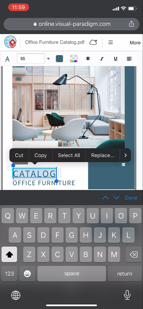 How to edit PDF on iPhone - Visual Paradigm Blog