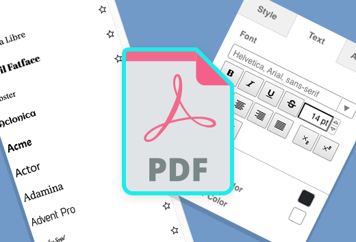 How to edit fonts in a PDF - Visual Paradigm Blog