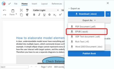 How to convert MS Word document to ePub format - Visual Paradigm Blog