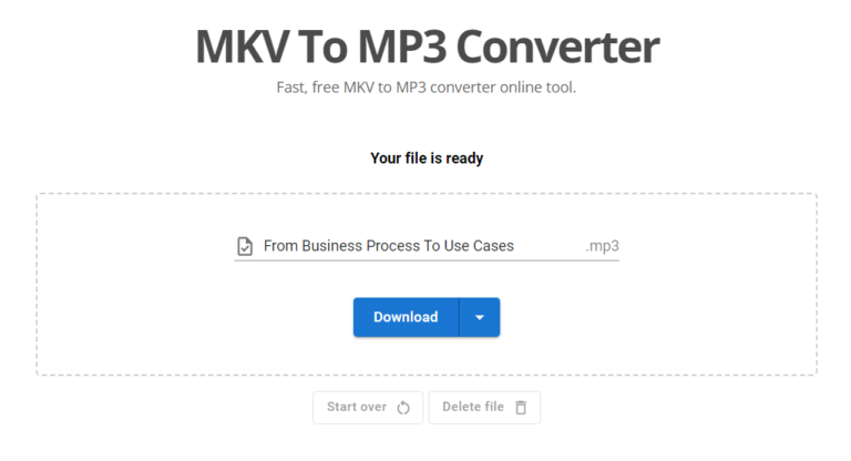 How to extract audio from MKV video for FREE - Visual Paradigm Blog