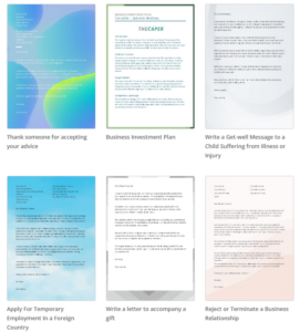 Create Documents with Visual Paradigm Online Templates - Visual ...