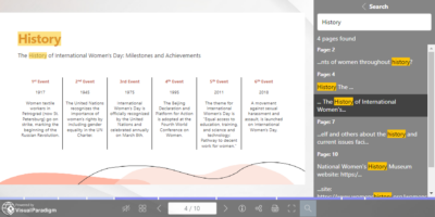 How to search content in Slideshow - Visual Paradigm Blog