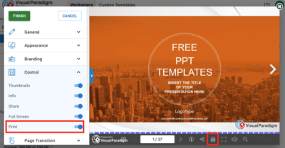 How to Disable Printing of your PowerPoint Slideshow - Visual Paradigm Blog