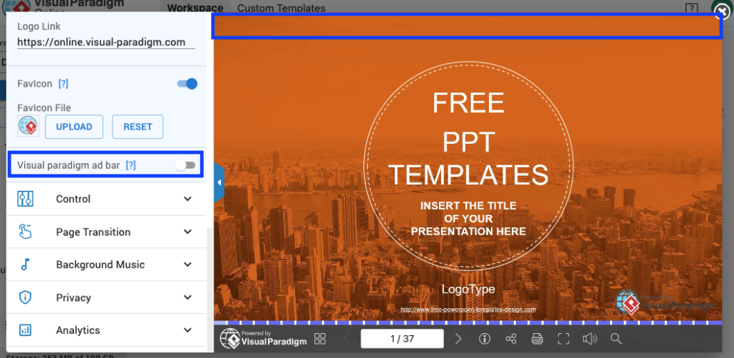 How to Remove Visual Paradigm Ad Bar from PowerPoint Slideshow - Visual Paradigm Blog