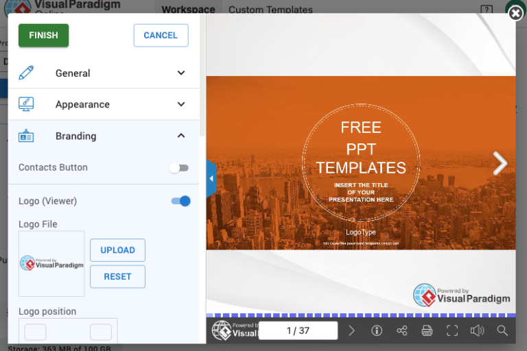 So legen Sie ein Markenlogo in einer PowerPoint-Folienfolge fest ...