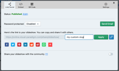 How to Customize the URL of Your PowerPoint Slideshow - Visual Paradigm Blog