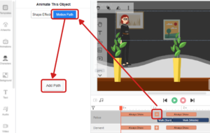 Make Character Walk in Curve Path - Visual Paradigm Blog