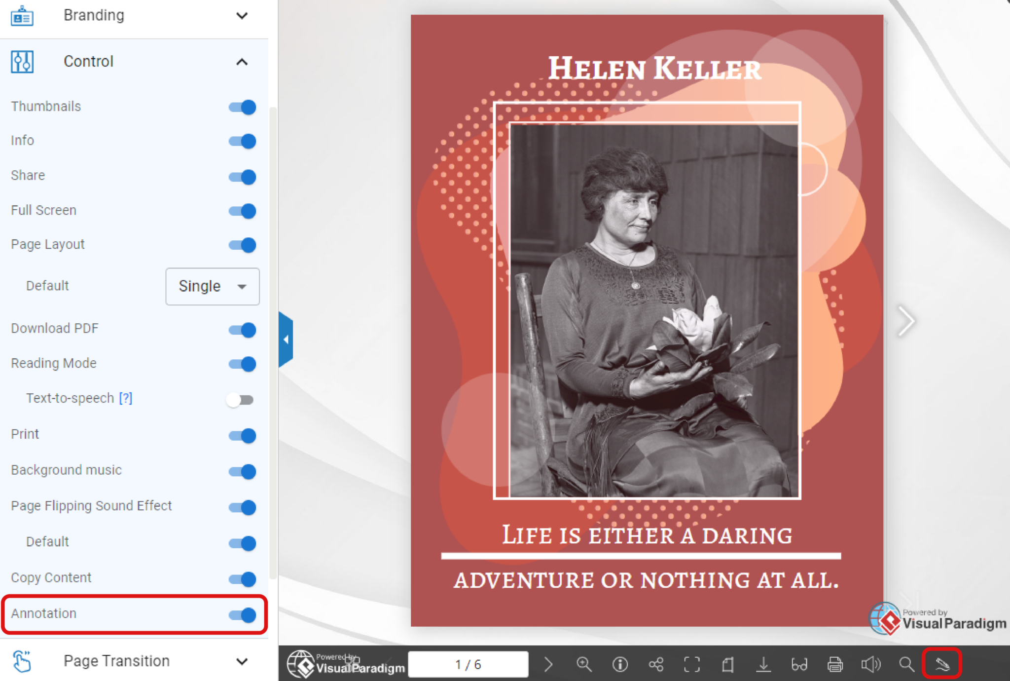 Annotate on a Flipbook - Visual Paradigm Blog