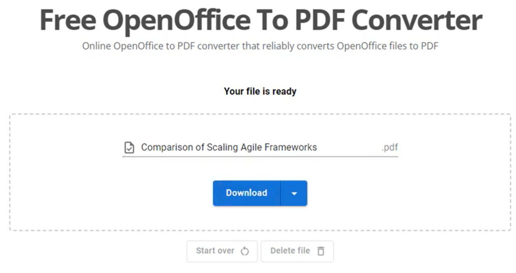 How to Convert OpenOffice Doc to PDF for FREE - Visual Paradigm Blog