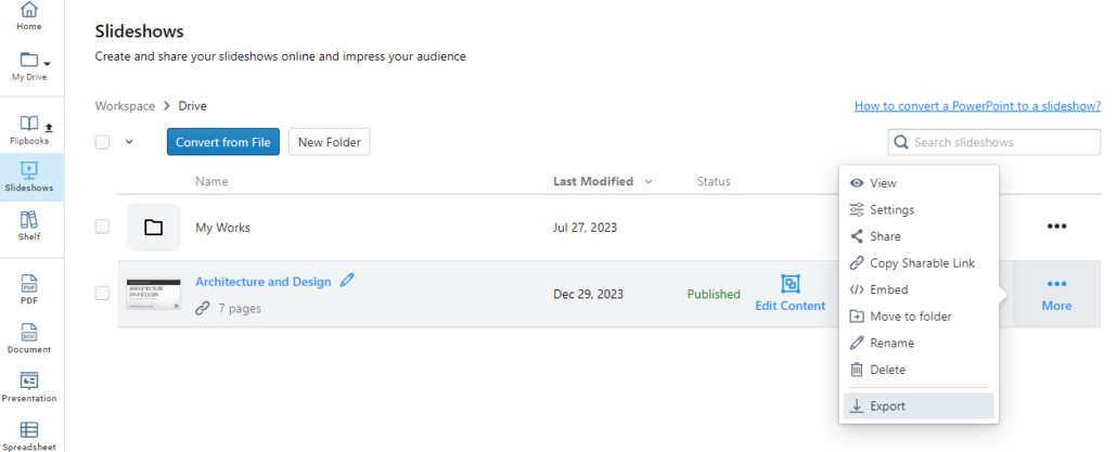 How to Host Digital Slideshow by Yourself - Visual Paradigm Blog