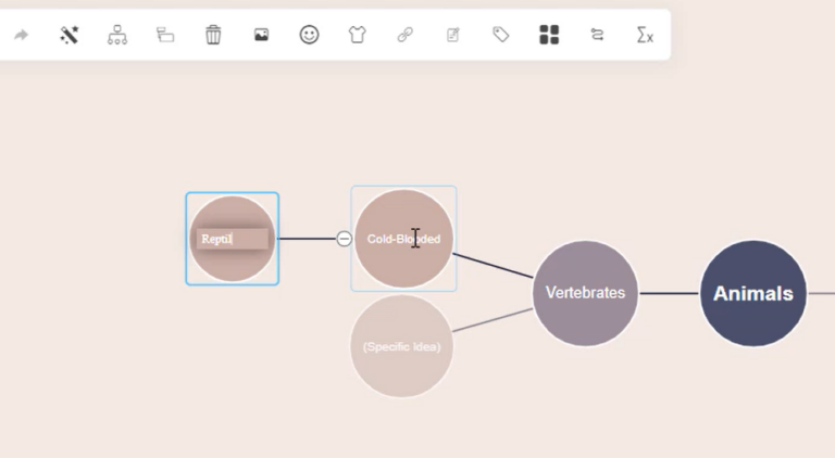 How to Create Bubble Map using Visual Paradigm Smart Board - Visual ...